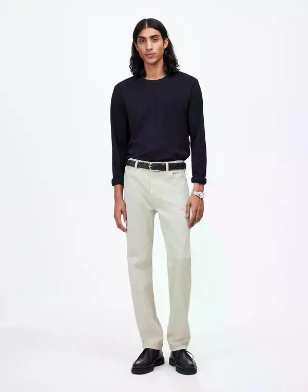 Madewell Allday 1991 Straight-leg Pant - Form Grey