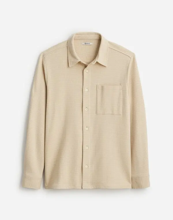 Madewell The Devoe Knit Shirt - Tan