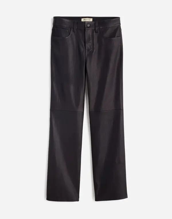 Madewell The '90s Straight Leather Pant