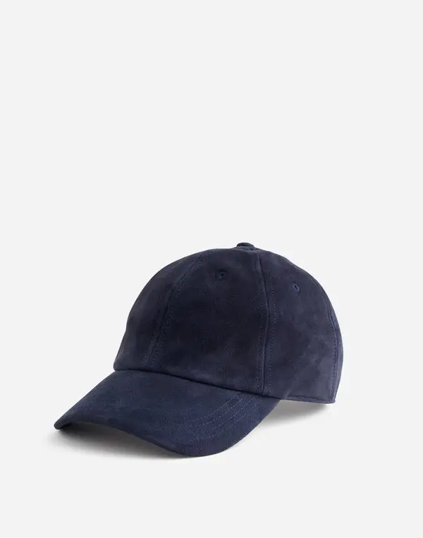 Madewell Suede Baseball Cap - Deep Indigo