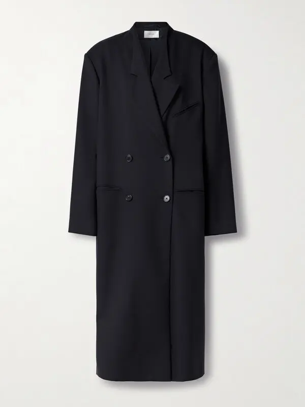 THE ROW Indra Oversized Wool-twill Coat