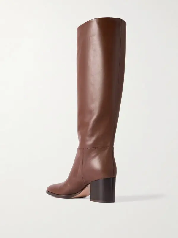 GIANVITO ROSSI Santiago Knee High Leather Boots