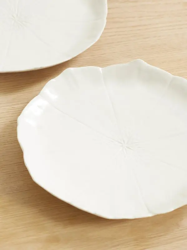 AQUAZZURA CASA Cherry Blossom Set Of Two 28cm Ceramic Dinner Plates