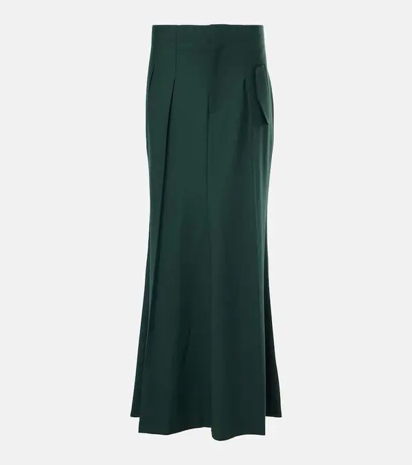 Victoria Beckham Asymmetric Maxi Skirt