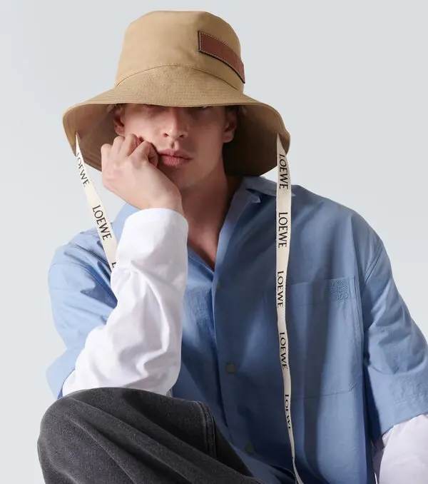Loewe Paula's Ibiza Fisherman Canvas Bucket Hat