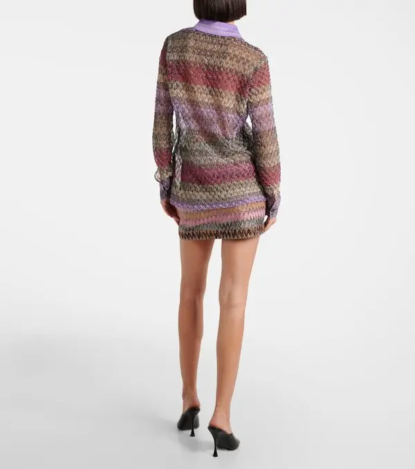 Missoni Striped Lamé Shirt