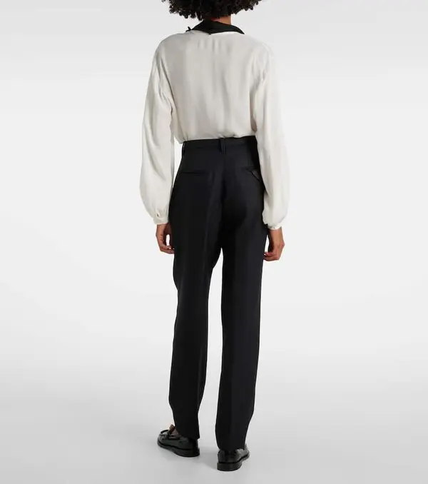 Dorothee Schumacher Tailored Pinstripe Wool Trousers
