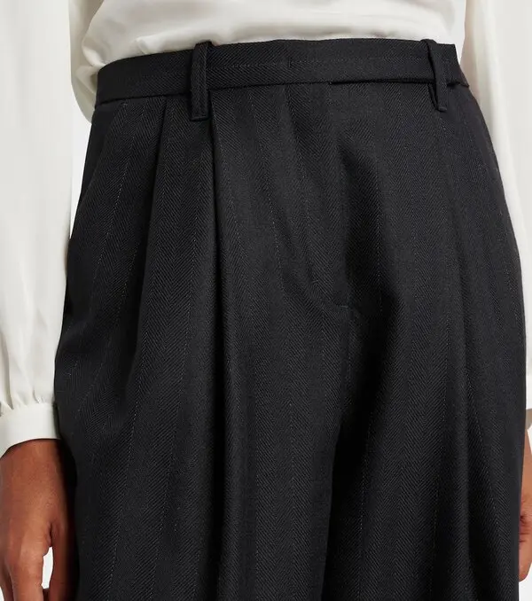 Dorothee Schumacher Tailored Pinstripe Wool Trousers