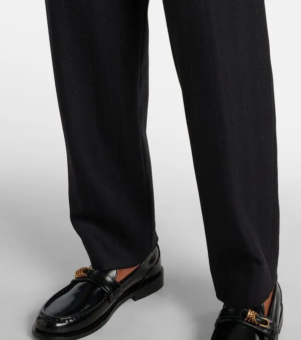 Dorothee Schumacher Tailored Pinstripe Wool Trousers