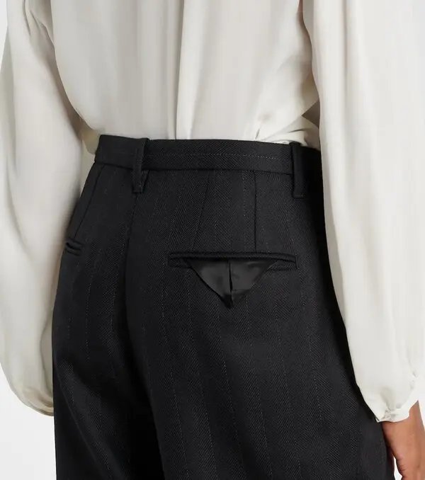 Dorothee Schumacher Tailored Pinstripe Wool Trousers