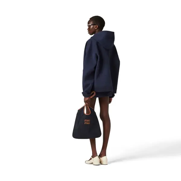 Miu Miu Jersey Hoodie Jacket