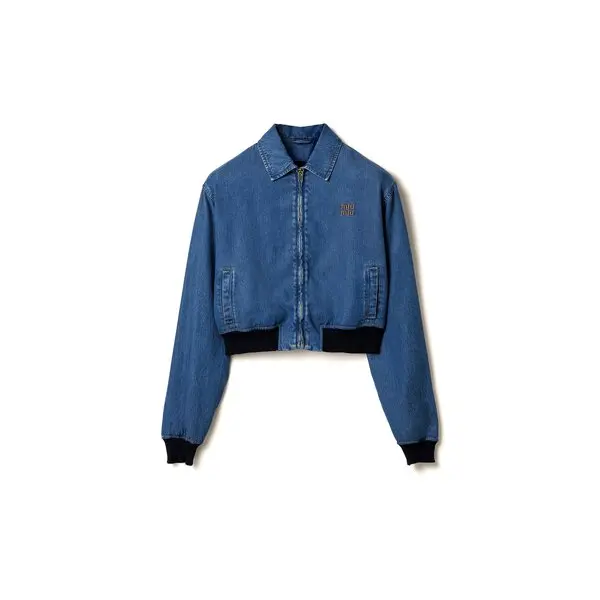 Miu Miu Denim Blouson Jacket