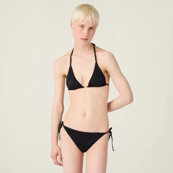 Miu Miu Jersey Panty - Black