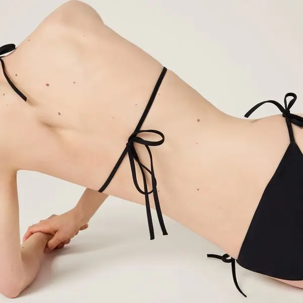 Miu Miu Jersey Panty - Black
