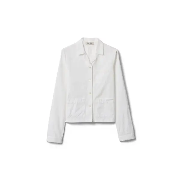 Miu Miu Poplin Shirt - White