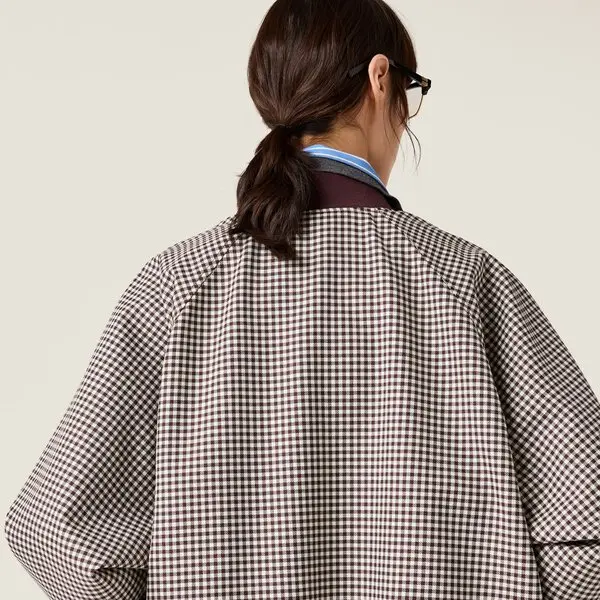 ジャケット・アウター rikotokyo Gilet blouse(Gingham check) Takako Ribbon Blouse, Gingham