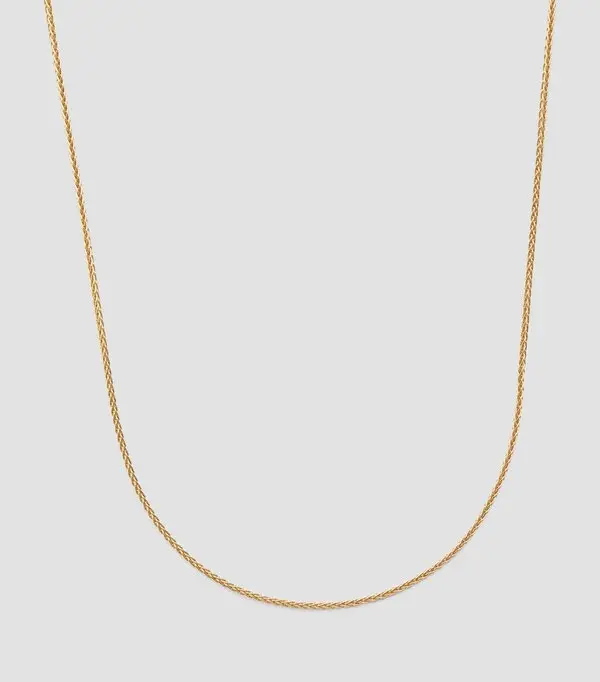 AZLEE Yellow Wheat Chain Necklace