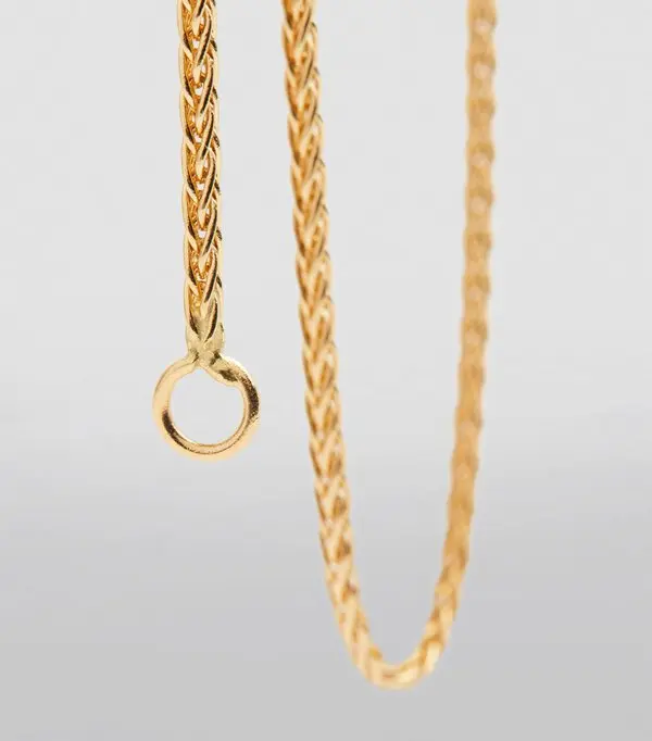 AZLEE Yellow Wheat Chain Necklace