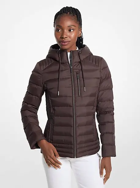 Michael Kors Hooded Puffer Jacket