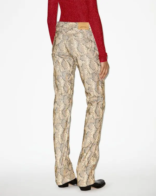 Isabel Marant Printed Corduroy Pants
