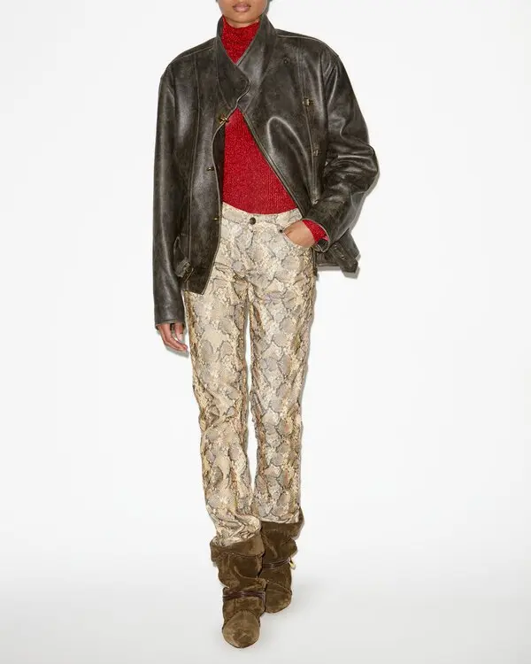 Isabel Marant Printed Corduroy Pants