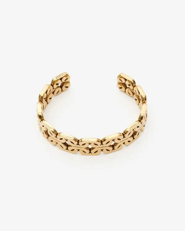 Isabel Marant Étoile Be Happy Brass Bracelet