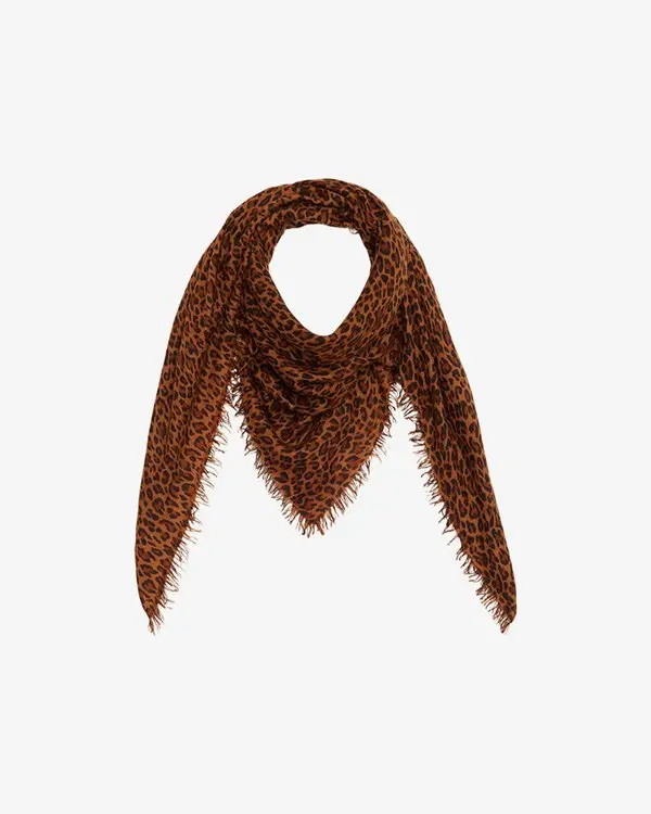 Isabel Marant Madicia Scarf - Leopard