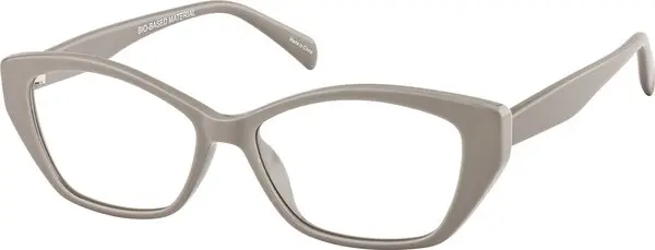 Zenni Vintage Cat-eye Full Rim Frame - Gray