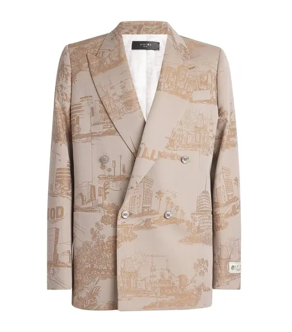 Amiri Wool-blend Landmark Blazer