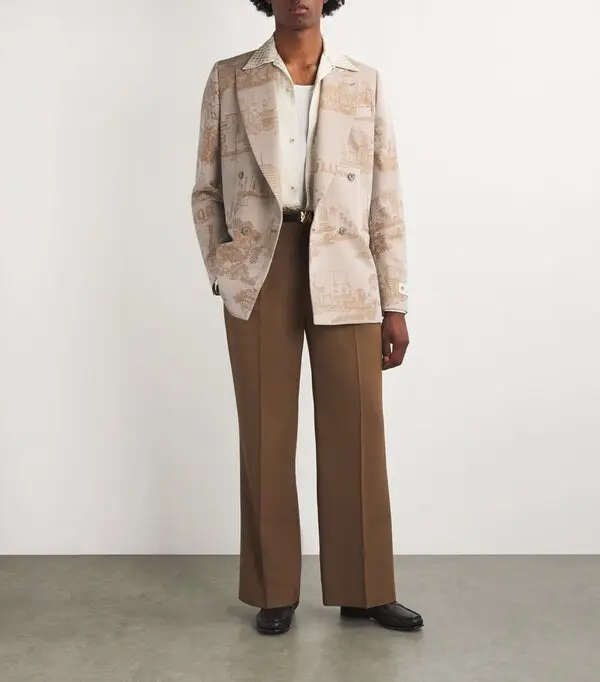 Amiri Wool-blend Landmark Blazer