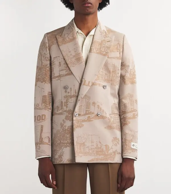 Amiri Wool-blend Landmark Blazer