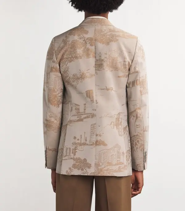 Amiri Wool-blend Landmark Blazer