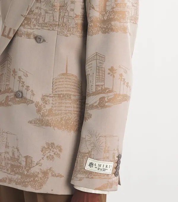 Amiri Wool-blend Landmark Blazer