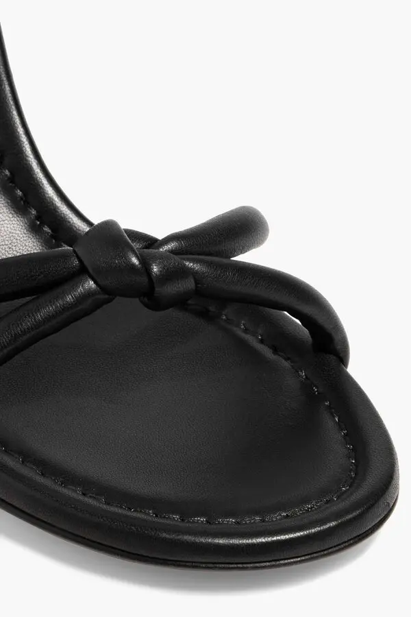 GIANVITO ROSSI Cassis 60 Leather Sandals - Black