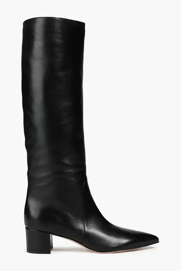 GIANVITO ROSSI Leather Knee Boots