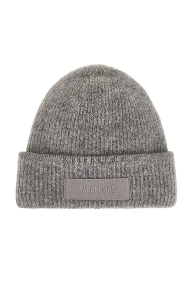 Jacquemus Le Bonnet Gros Grain - Dark Grey