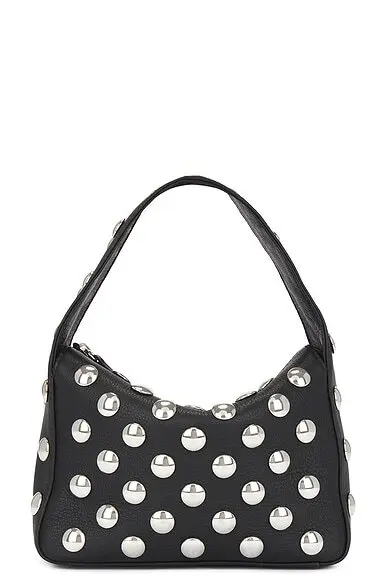Khaite Elena Small Studded Handbag - Black & Silver