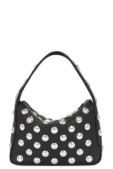 Khaite Elena Small Studded Handbag - Black & Silver
