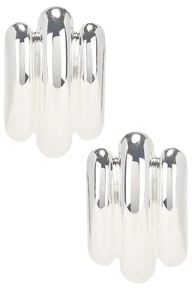 MEGA Les Tubes Earrings - Sterling Silver