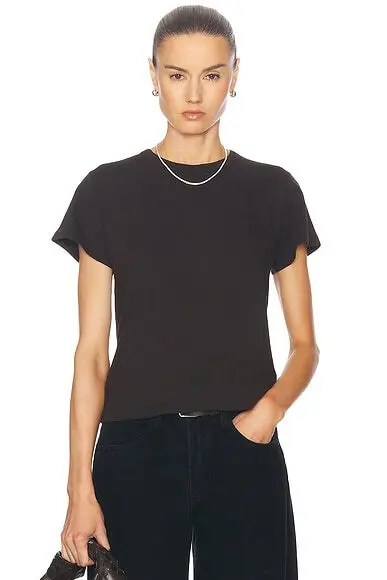 LESET The Margo Tee - Chocolate