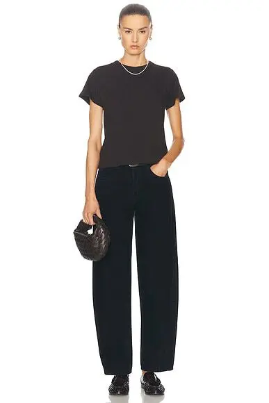 LESET The Margo Tee - Chocolate