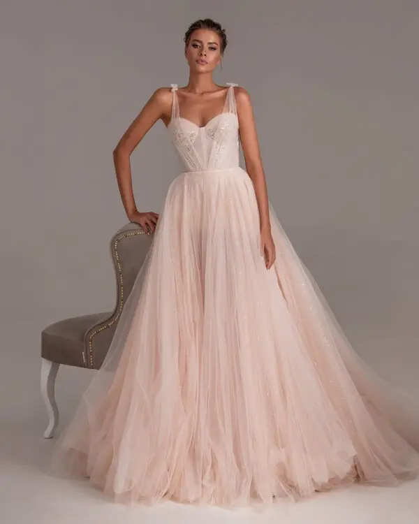 MILLA Multi-layered Tulle Gown