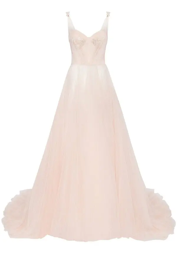 MILLA Multi-layered Tulle Gown