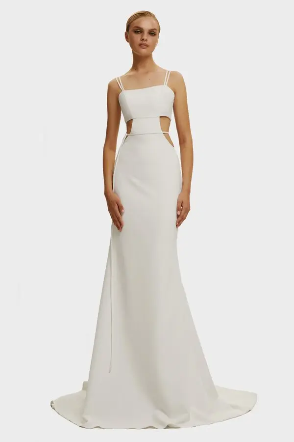 MILLA Maxi Gown With Side Cut-outs
