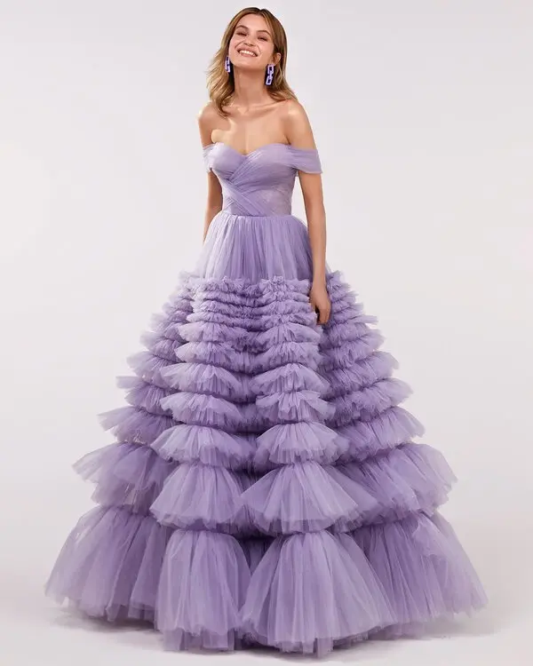 MILLA Ultra Puffy Prom Maxi Gown