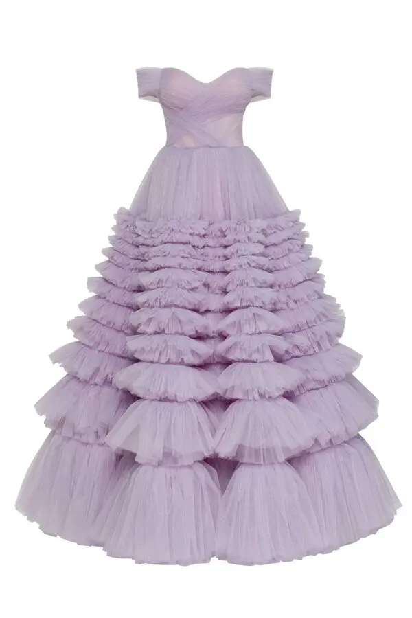 MILLA Ultra Puffy Prom Maxi Gown