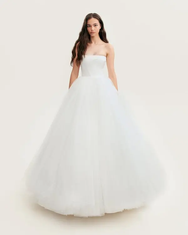 MILLA Tulle Evening Co-ord Set With Gloves