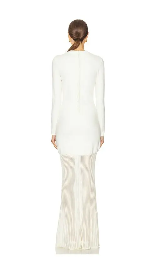 SEROYA Serenade Knit Maxi Dress - Cream