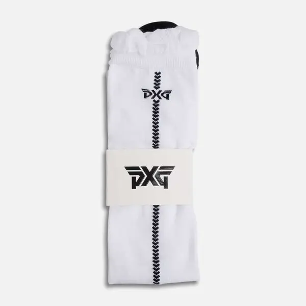 PXG Ruffle Knee-high Socks - White