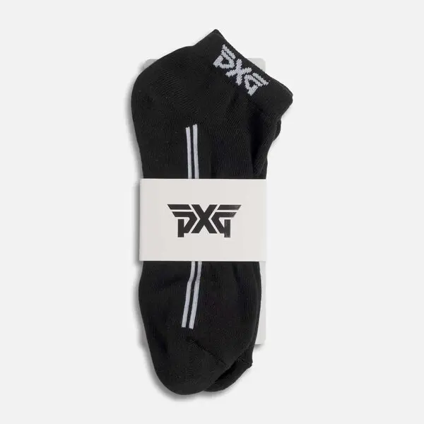 PXG Jacquard Logo Ankle Socks